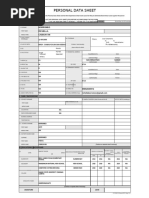 CS Form No. 212 Personal Data Sheet Revised 2023 | PDF | Justice ...