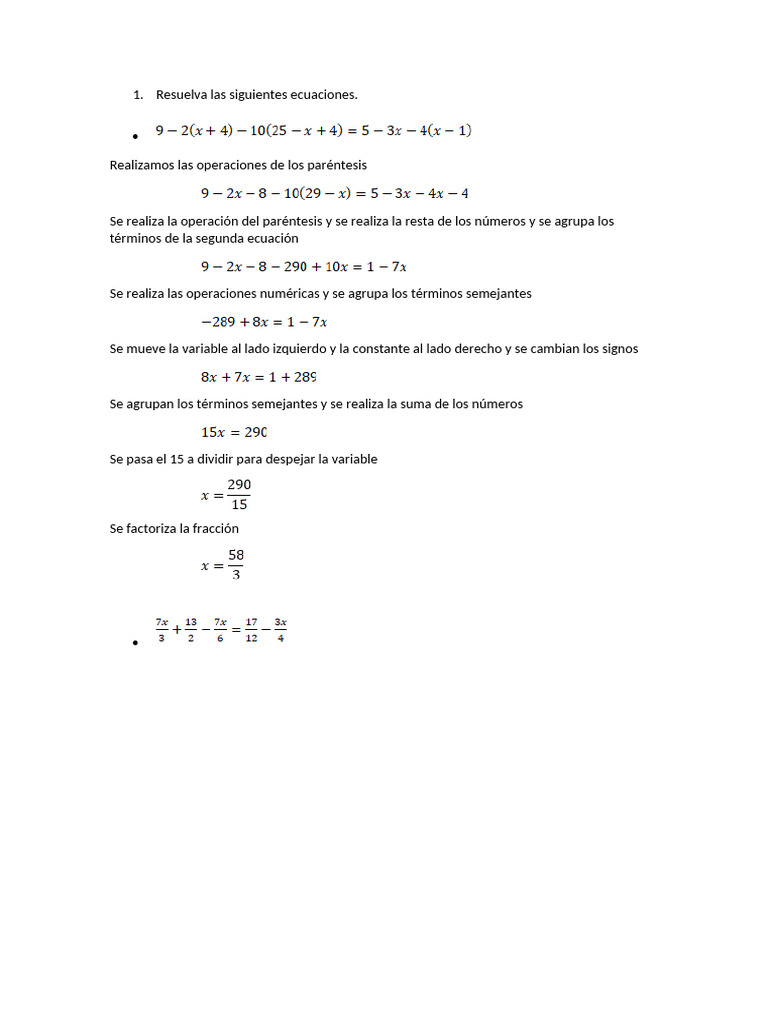 Actividad Precalculo Semana 4 | PDF