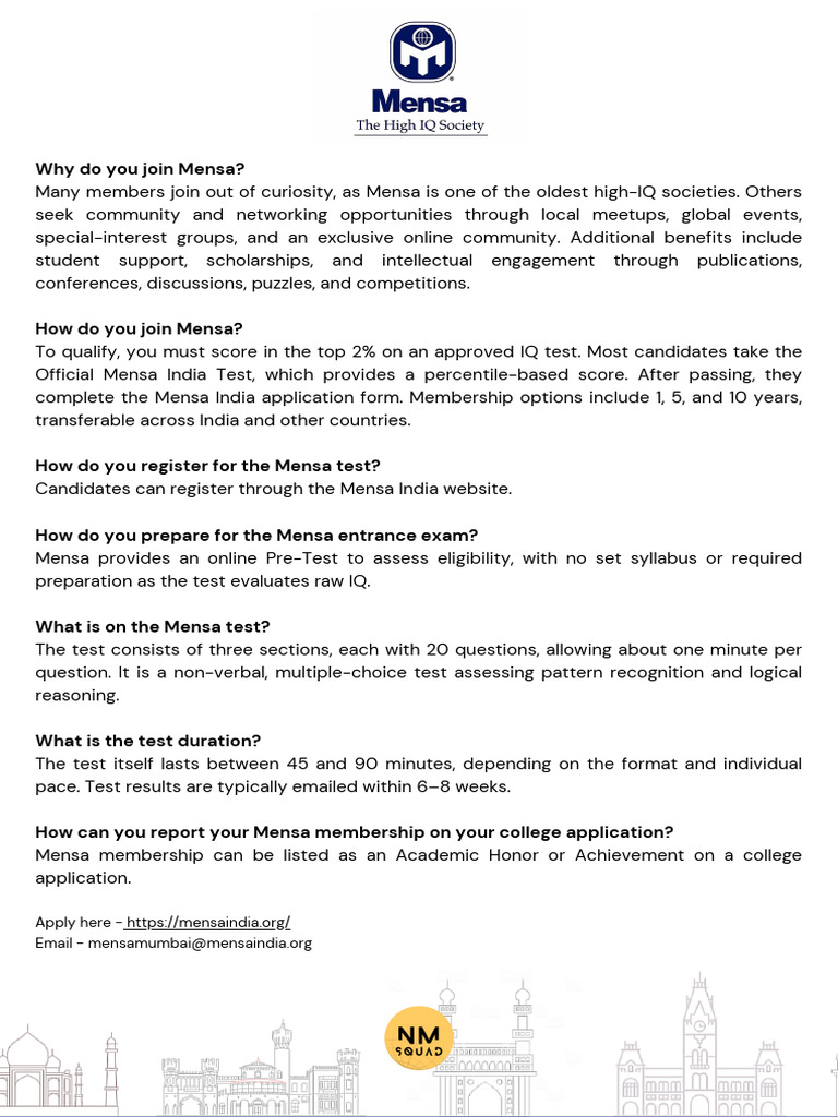 Mensa Guidebook - NM Squad | PDF
