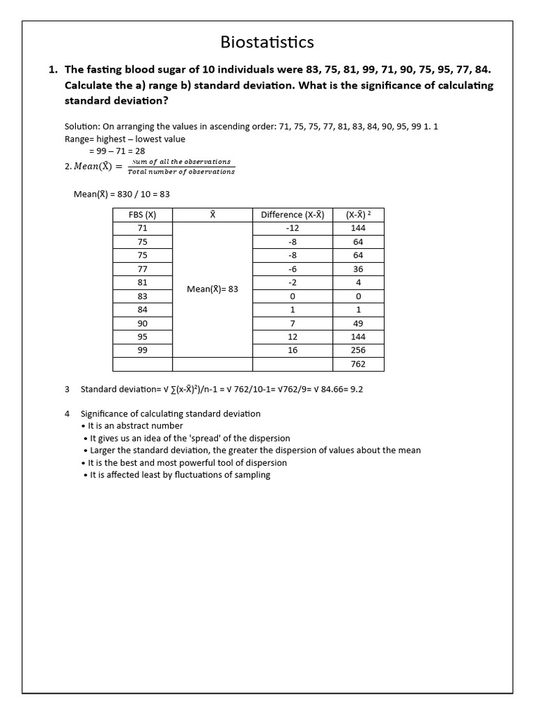 Ms. DSN [Biostatistics]-1 | PDF | Statistical Theory | Statistical Analysis