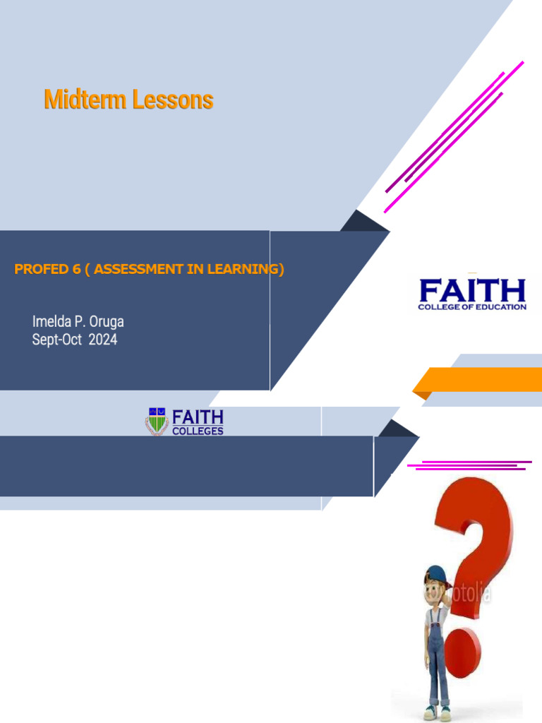 PROFED Assessment in Learning 2 - TOS | PDF | Knowledge | Polynomial