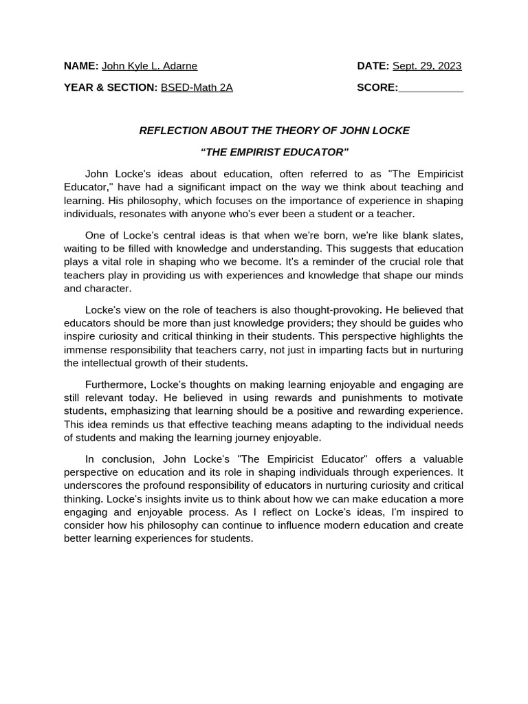 John Lockes Id WPS Office | PDF