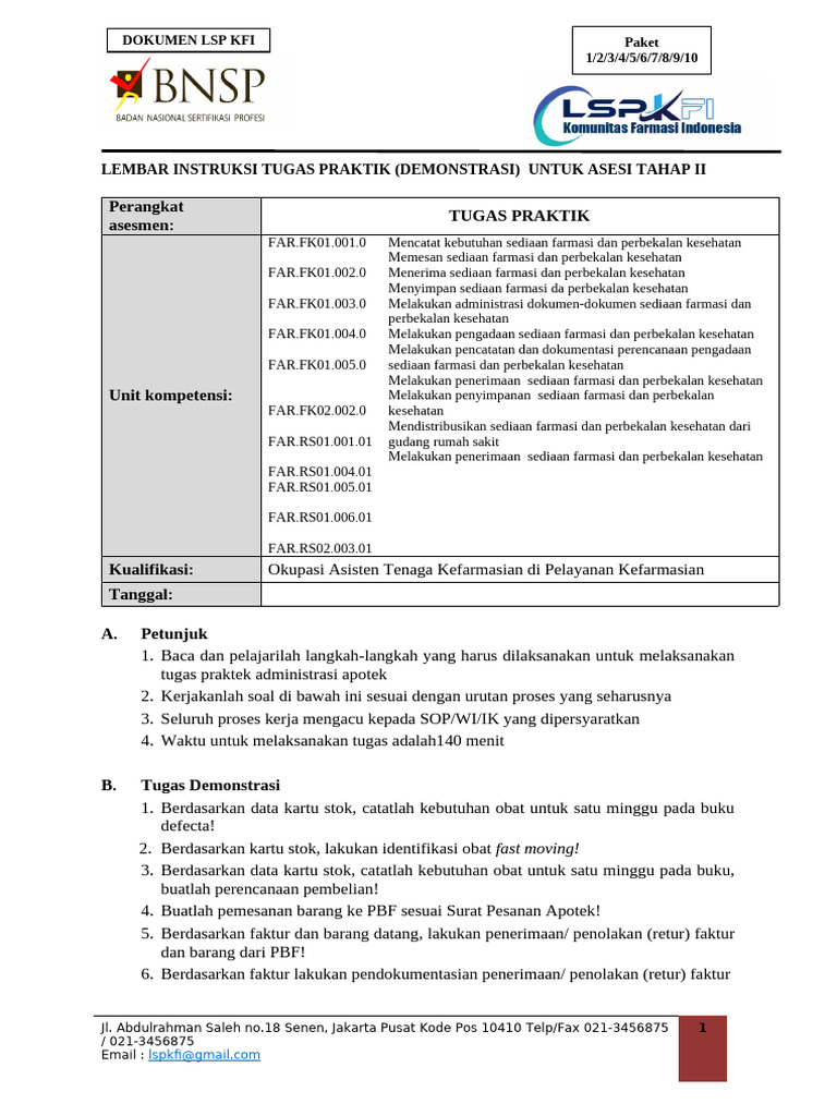 LEMBAR KERJA ASESI TAHAP 2 | PDF