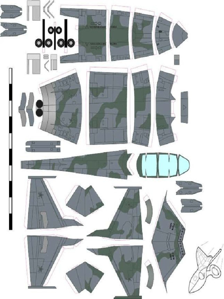F-5E Green Grey 1 Sheet | PDF