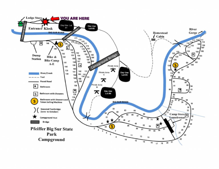 Pfeiffer Campground Map | PDF