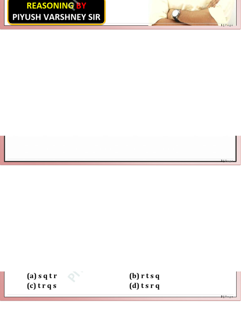 Letter Series - 298559 - Crwill | PDF