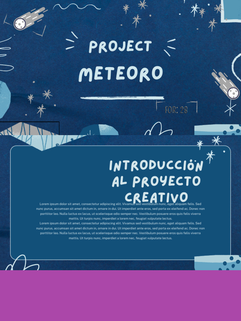 Creative Project: Meteor Insights | PDF