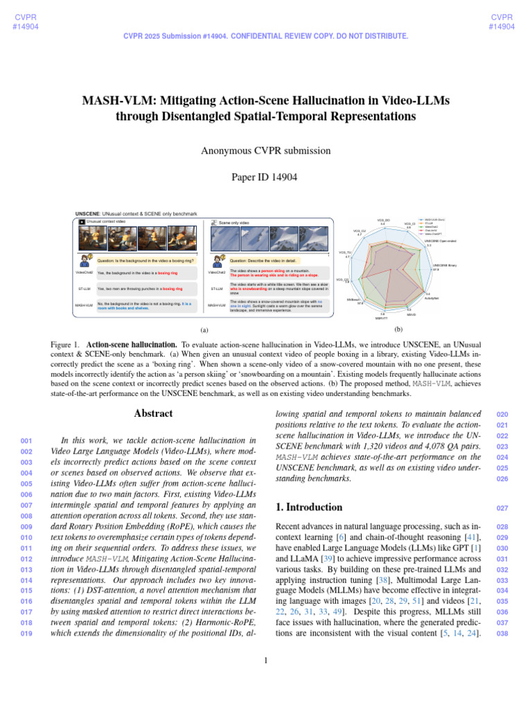 MASH-VLM: Action-Scene Hallucination Mitigation | PDF | Machine ...