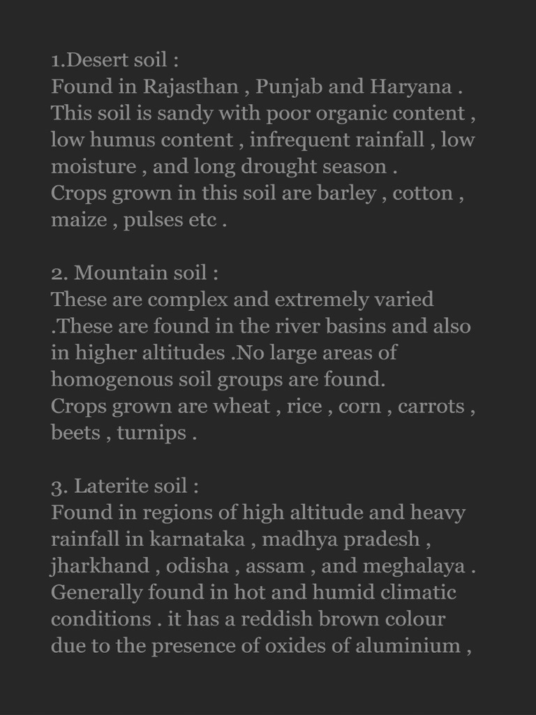 types of soils | PDF