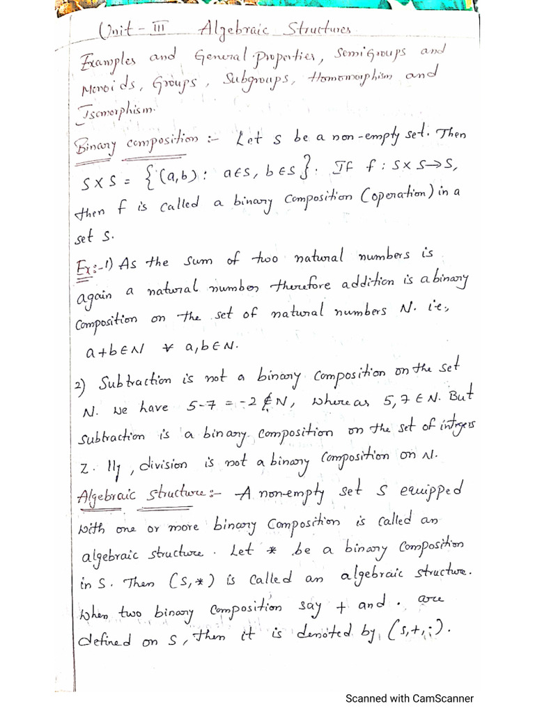 DMS UNIT - Mathematics | PDF