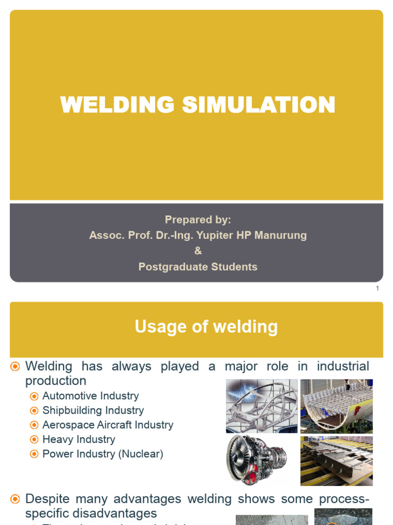Chapter 12 Welding Simulation Student | PDF | Welding | Construction