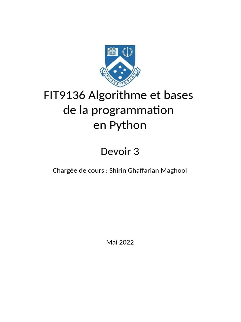 Devoir Python : Création d'un Site Web | PDF | Fichier texte | Internet
