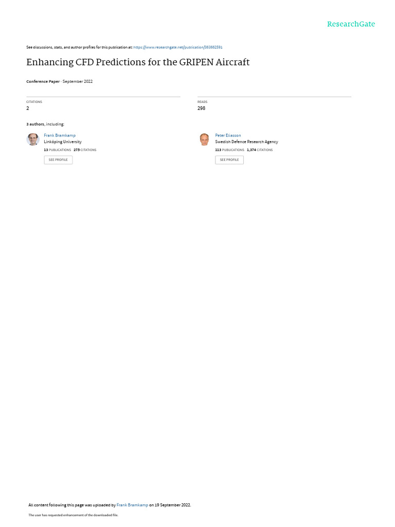 ICAS 2022 AeroCFD | PDF | Computational Fluid Dynamics | Eigenvalues And Eigenvectors