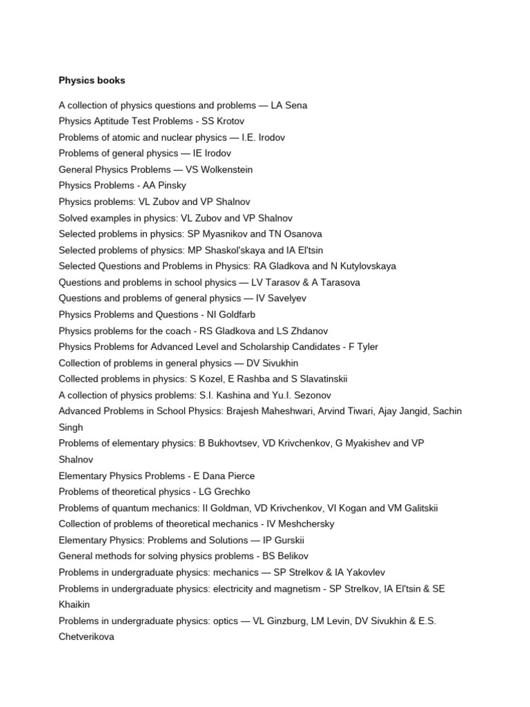 Physics books | PDF | Physics | Mechanics
