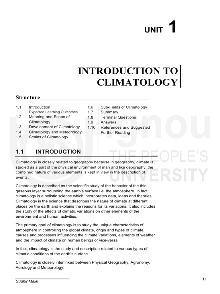 Introduction to Climatology Basics | PDF | Climatology | Meteorology