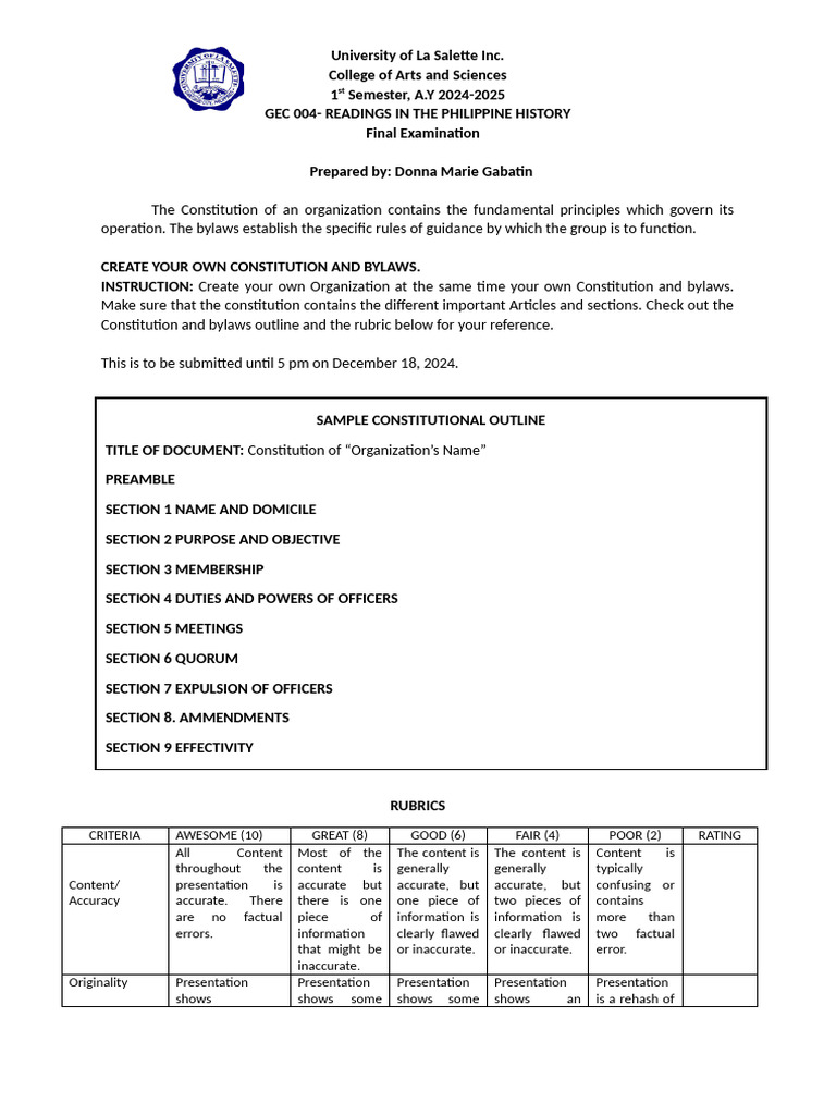 Riph Final Exam 1 | PDF