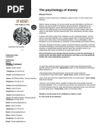 Insights from The Psychology of Money | PDF
