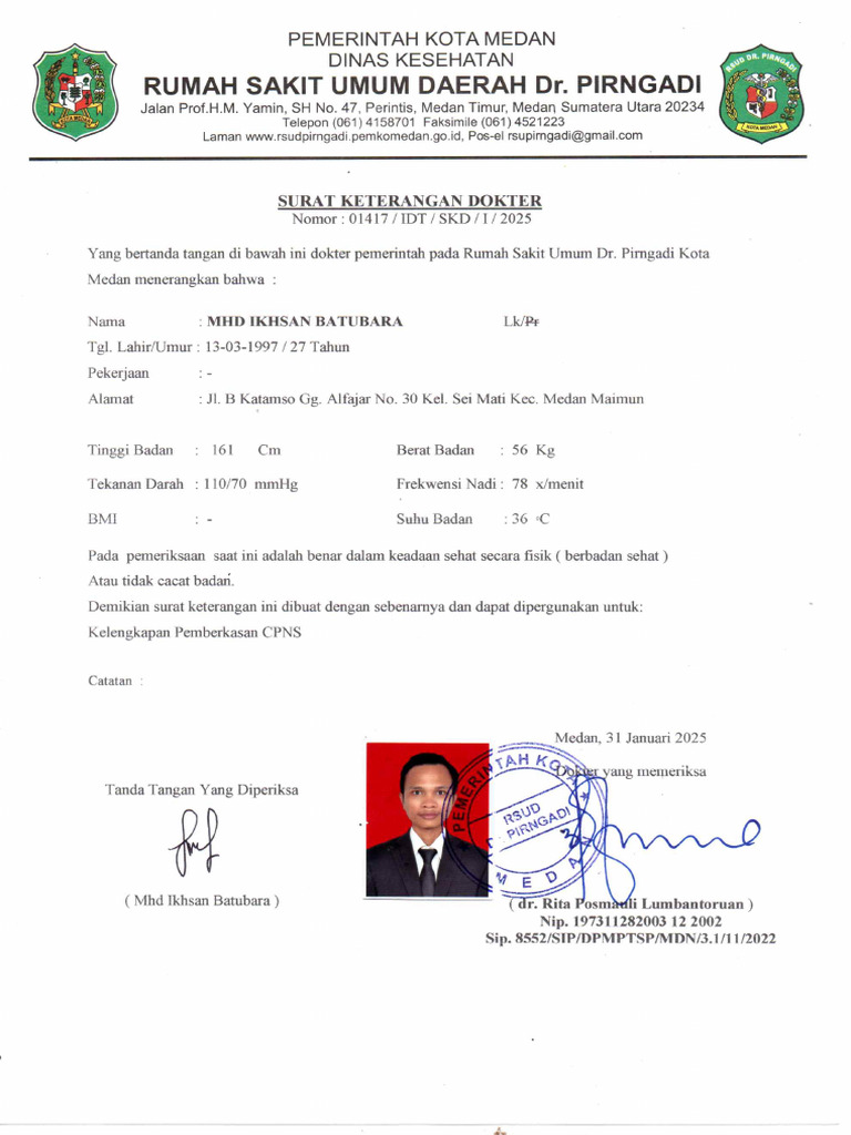 SK. BERBADAN SEHATA ROHANI & JASMANI | PDF