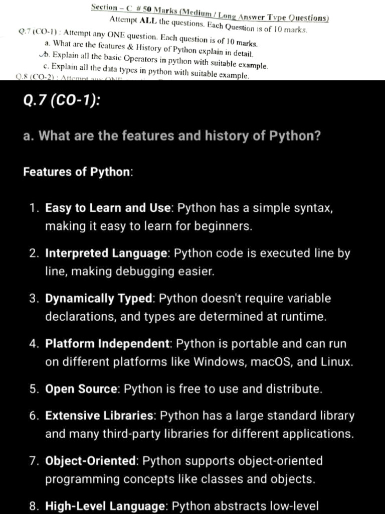 Python - 10 Marks Sol. of Previous PUT_Bharat_Agg | PDF