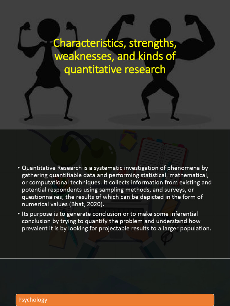 Characteristics, Strengths, Weaknesses, and Kinds of Quantitative Research | PDF | Statistics ...