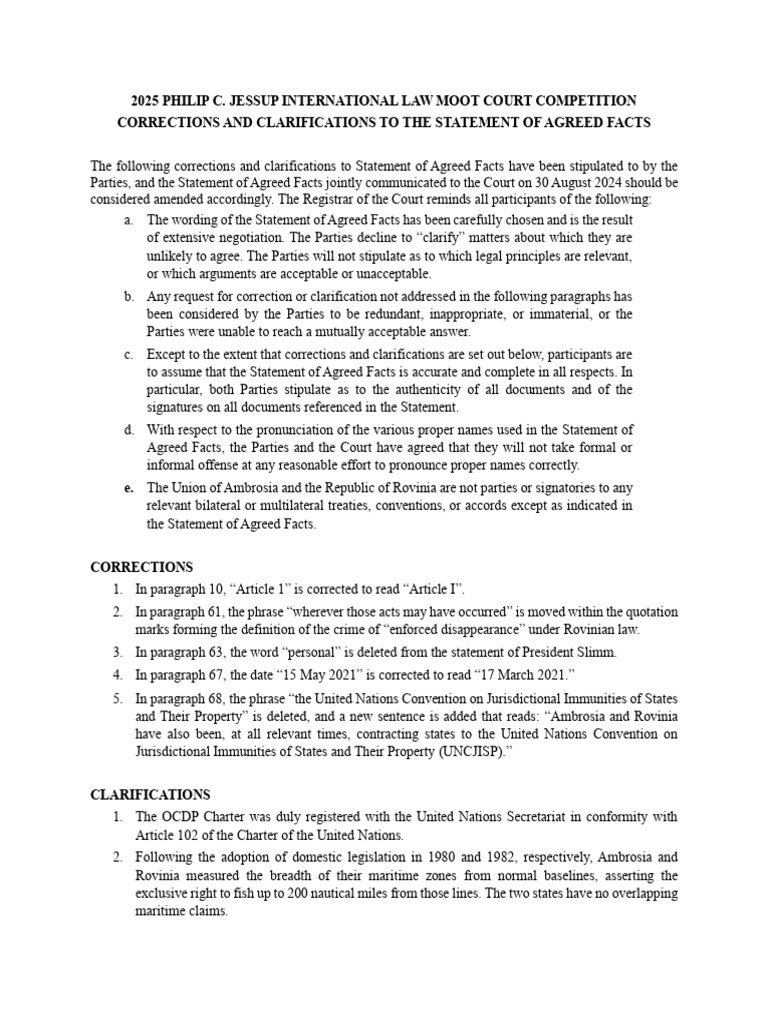 2025 Corrections and Clarifications | PDF | Territorial Waters | Extradition