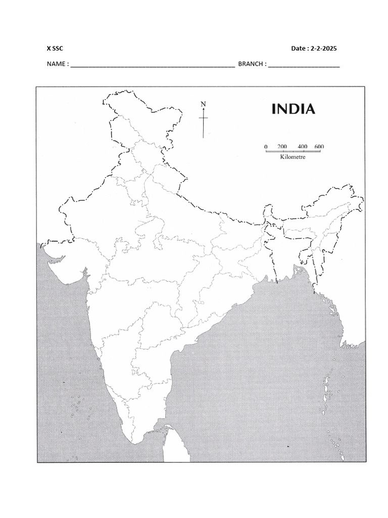 X SSC - 2-2-2025 - Geography - Full Portion (Navneet Set 5) (MAP) | PDF