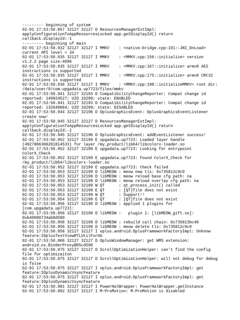 Com - Upgadata.up7723 Logcat | PDF | Computer Architecture | Computer ...