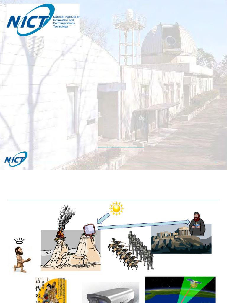 NICT's Optical Communication | PDF | Outer Space | Information And Communications Technology