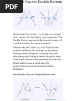 Double Top and Bottom Trading Patterns | PDF