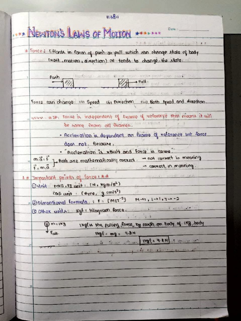Newton Laws of Motion | PDF