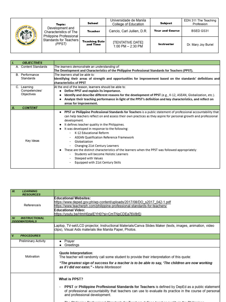 Cancio LP Unit 7e | PDF