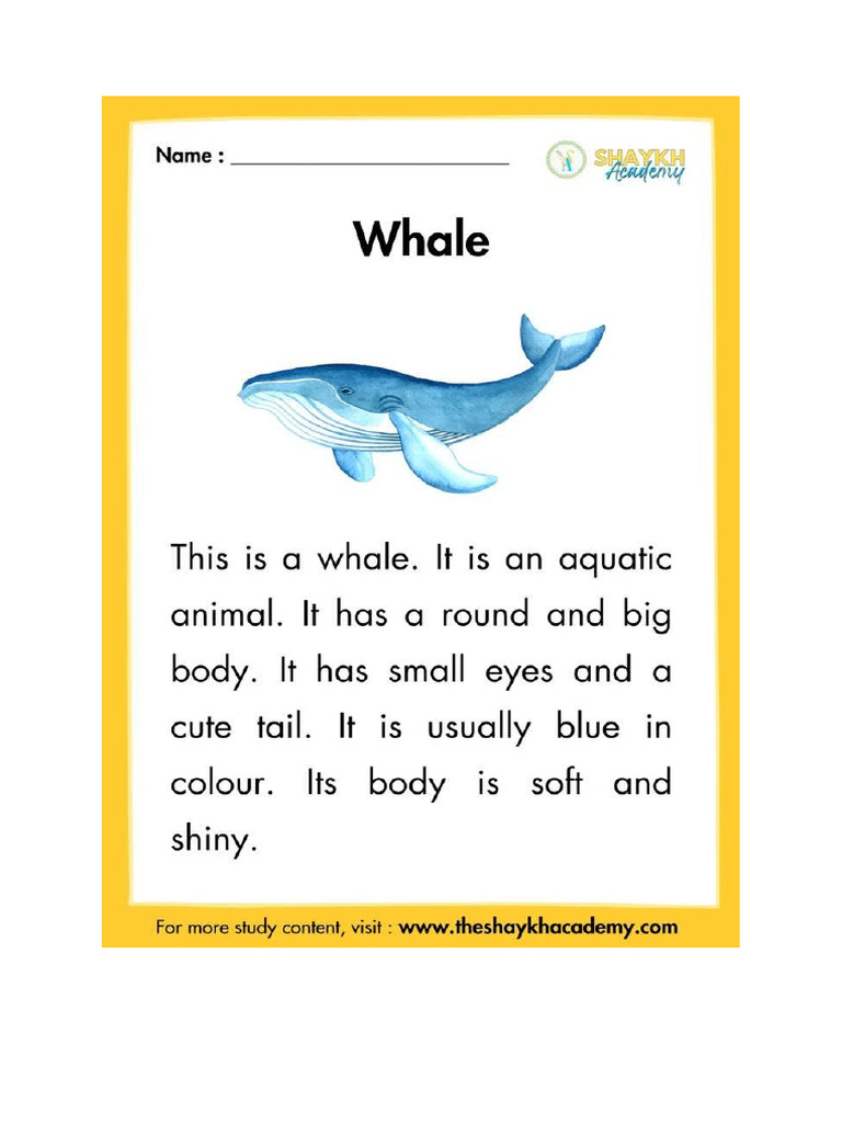 READING WHALE 2 | PDF