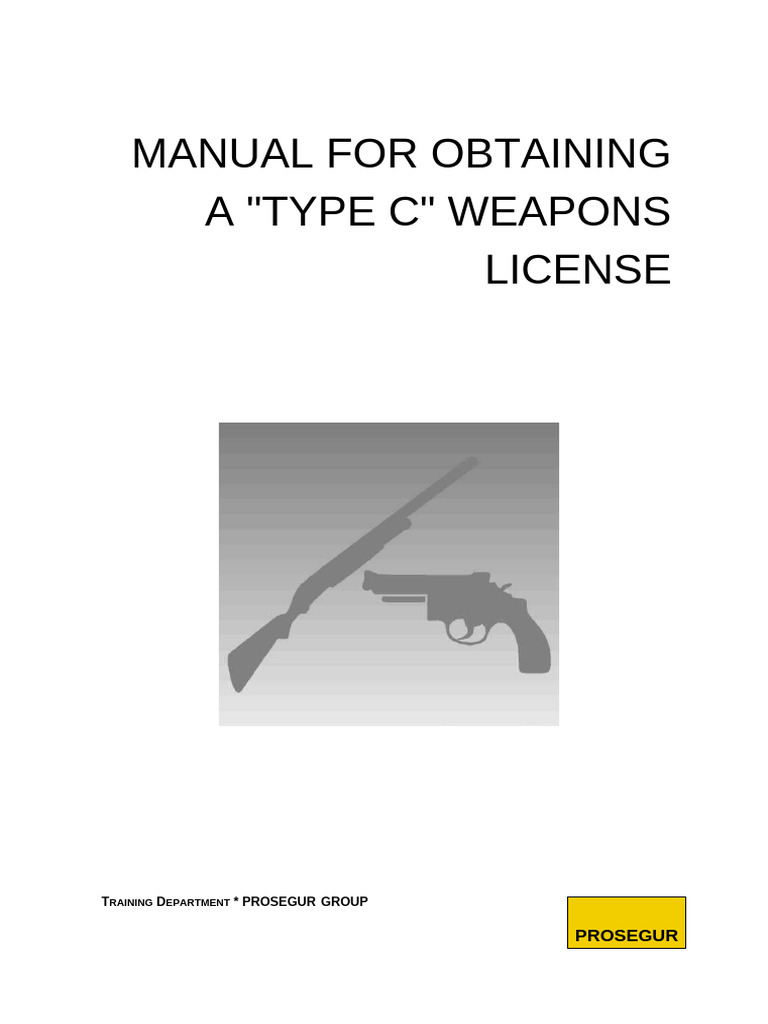 Type C Weapons License Guide | PDF | Gun Barrel | Firearms