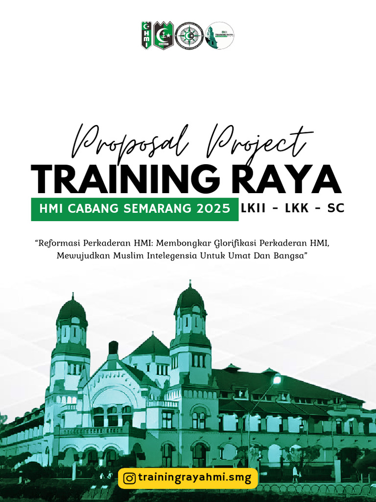 Proposal Training Raya HMI Cabang Semarang 2025 | PDF