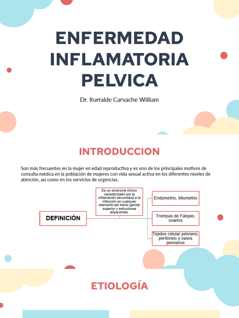 Enfermedad Inflamatoria Pélvica | PDF | Infección transmitida sexualmente | Inflamación