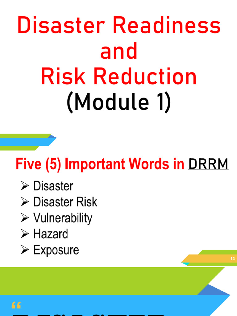 DRRR LESSON Melc 1 and 2 | PDF | Hazards | Natural Disasters