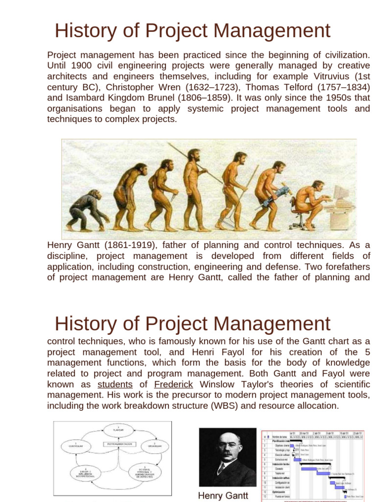 History of Project Management | PDF | Project Management | Business