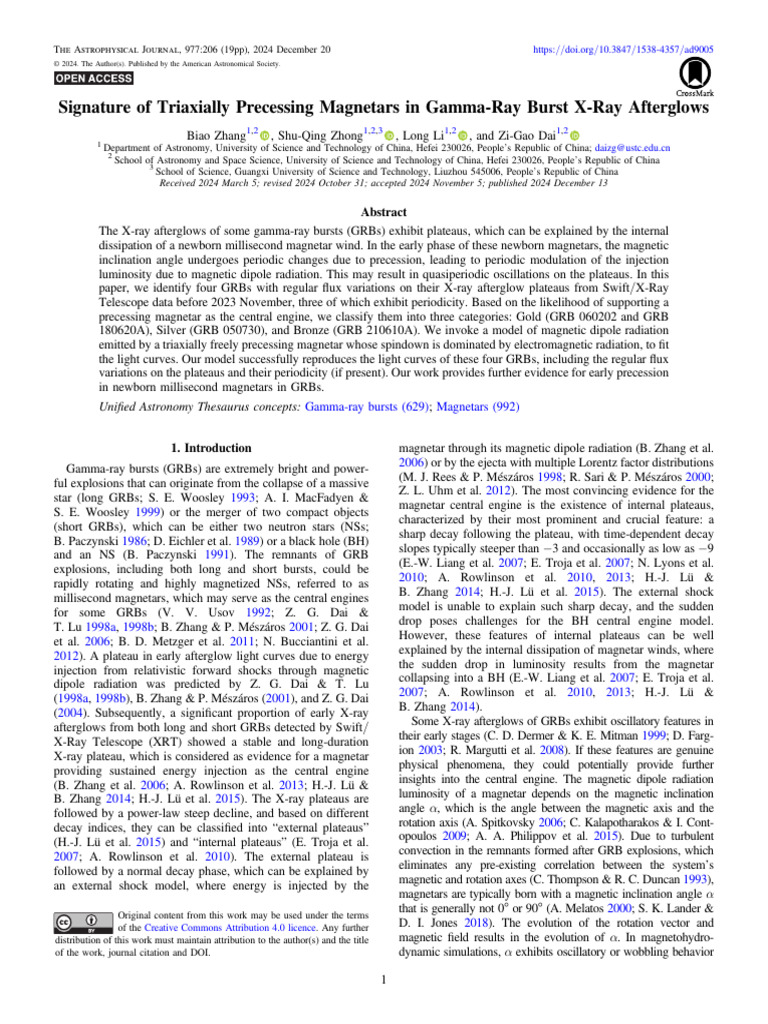 Zhang_2024_ApJ_977_206 | PDF | Rotation | Physical Phenomena