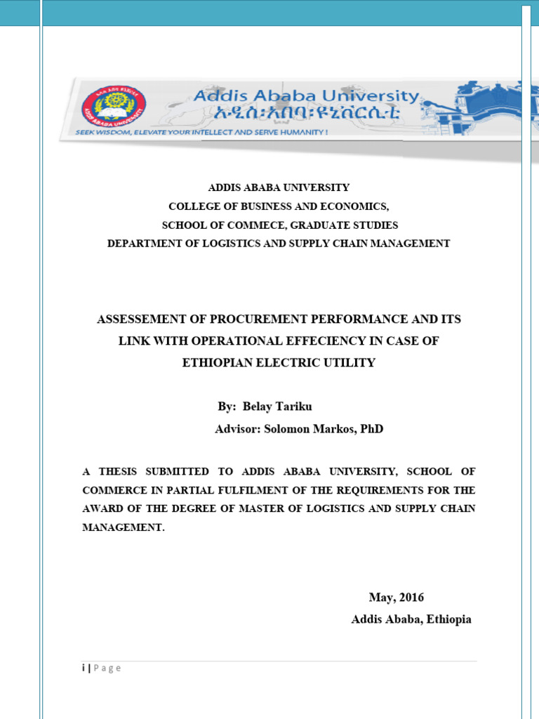 Belay Tariku | PDF | Procurement | Specification (Technical Standard)