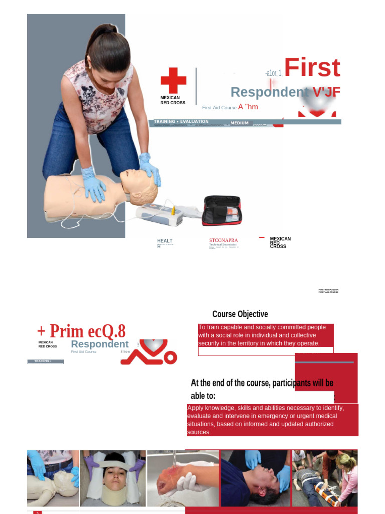 Red Cross First Responder | PDF | Cardiopulmonary Resuscitation | First Aid