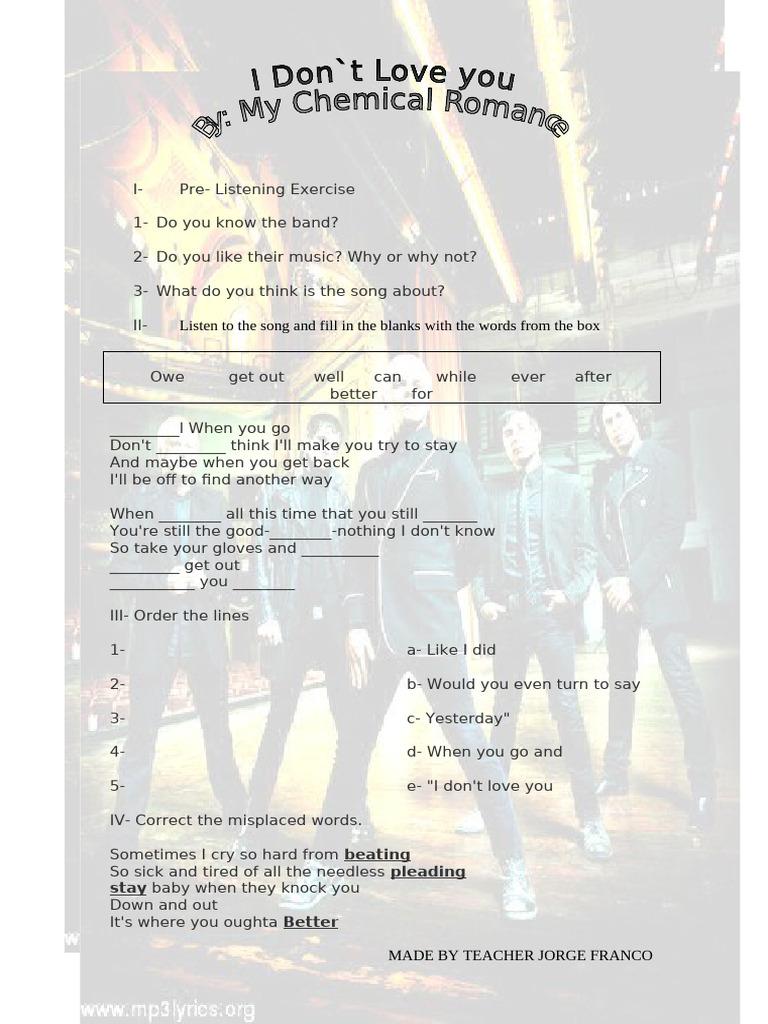 Chemical Romance | PDF