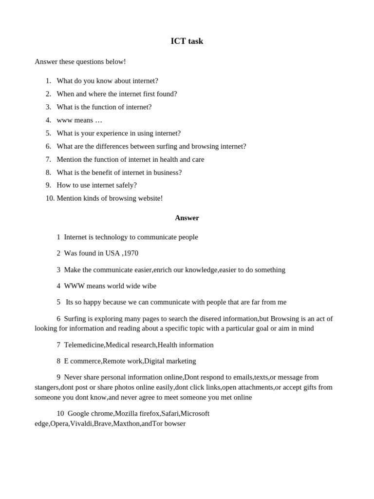 ICT Task G5 - Jasmine | PDF