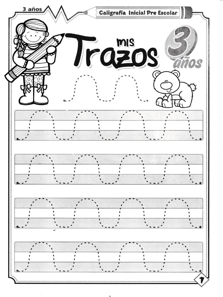 Cuadernito Mis Trazos 3 Años | PDF