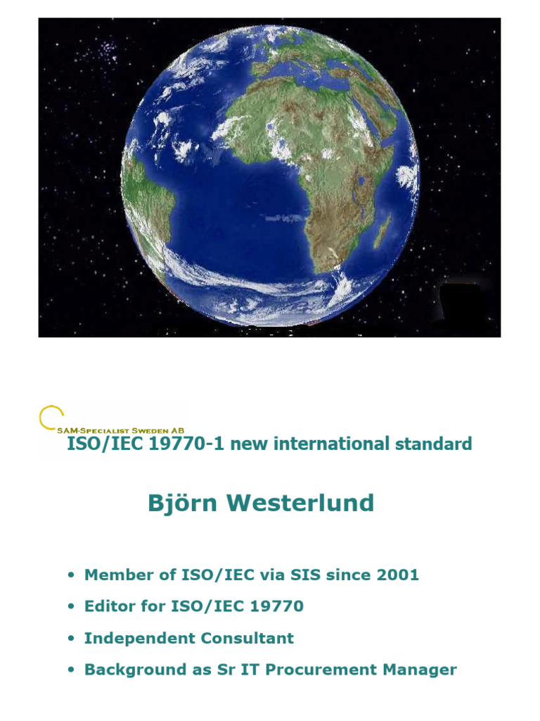 ISO - IEC 19770 International Standard For Software Asset Management ...