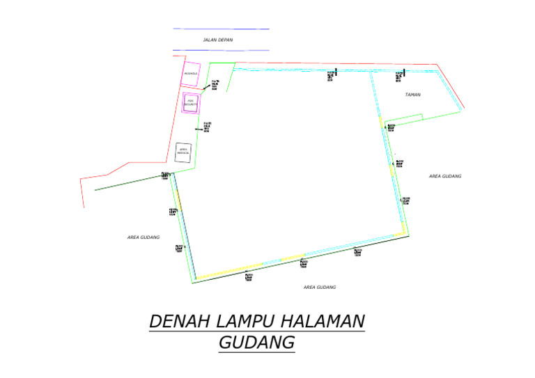 Denah Area Gudang dan Fasilitas | PDF