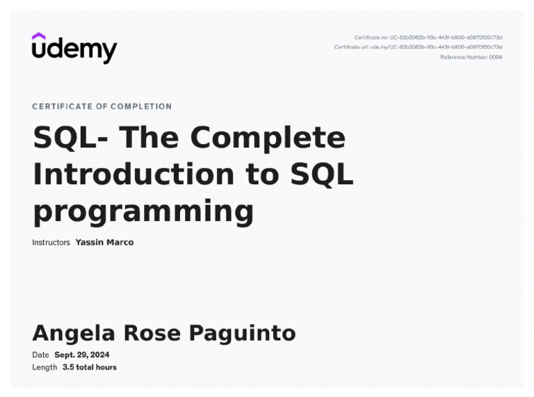 SQL the Complete Introduction to SQL Programming | PDF SQL the Complete Introduction to SQL Programming | PDF