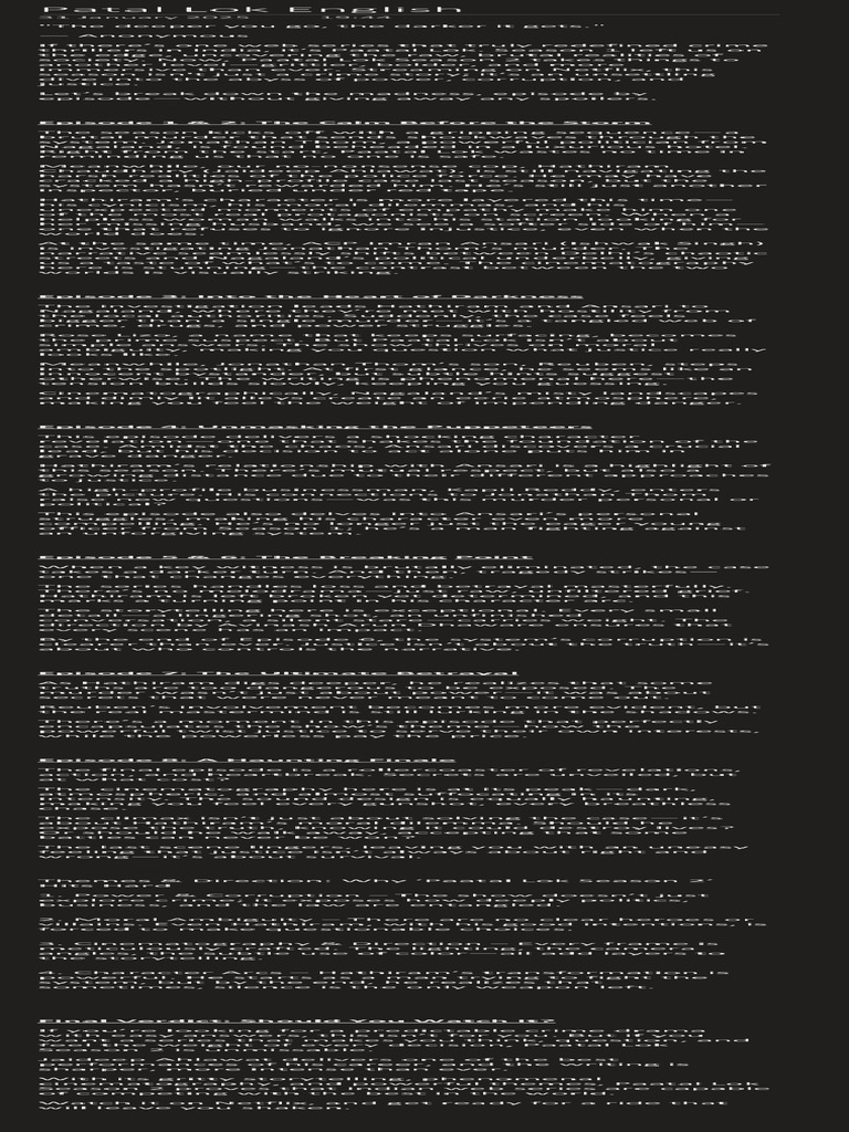 Patal Lok English | PDF