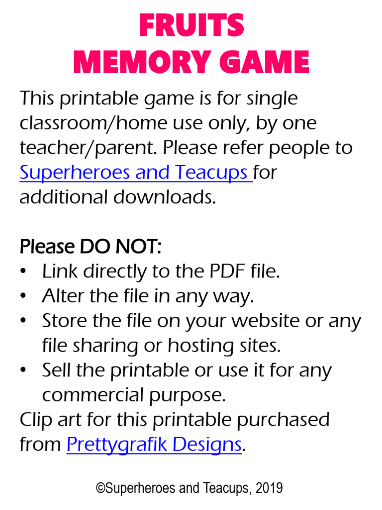 Fruits-Memory-Game | PDF
