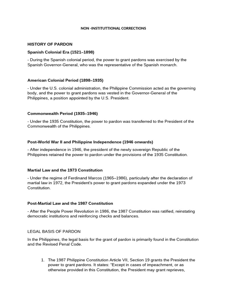 Non Insti File Group 2 | PDF | Pardon | World Politics