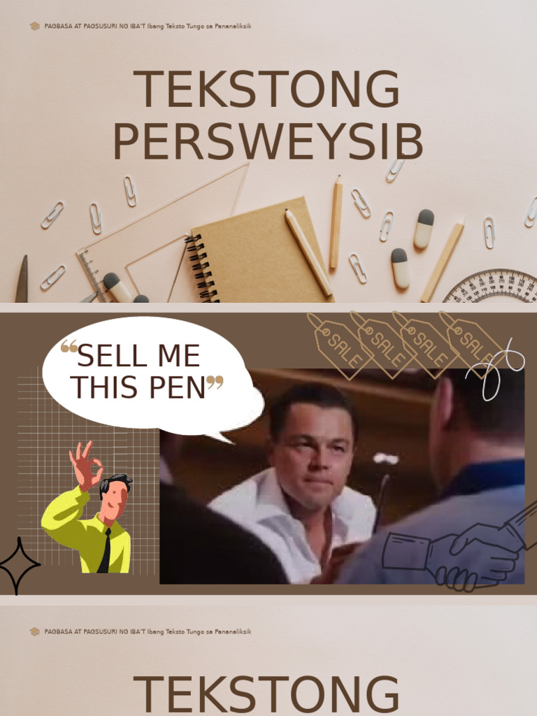 Tekstong Persweysib | PDF